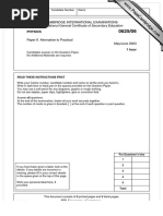 LGCSE Physical Science Paper 4 | PDF | Series And Parallel Circuits