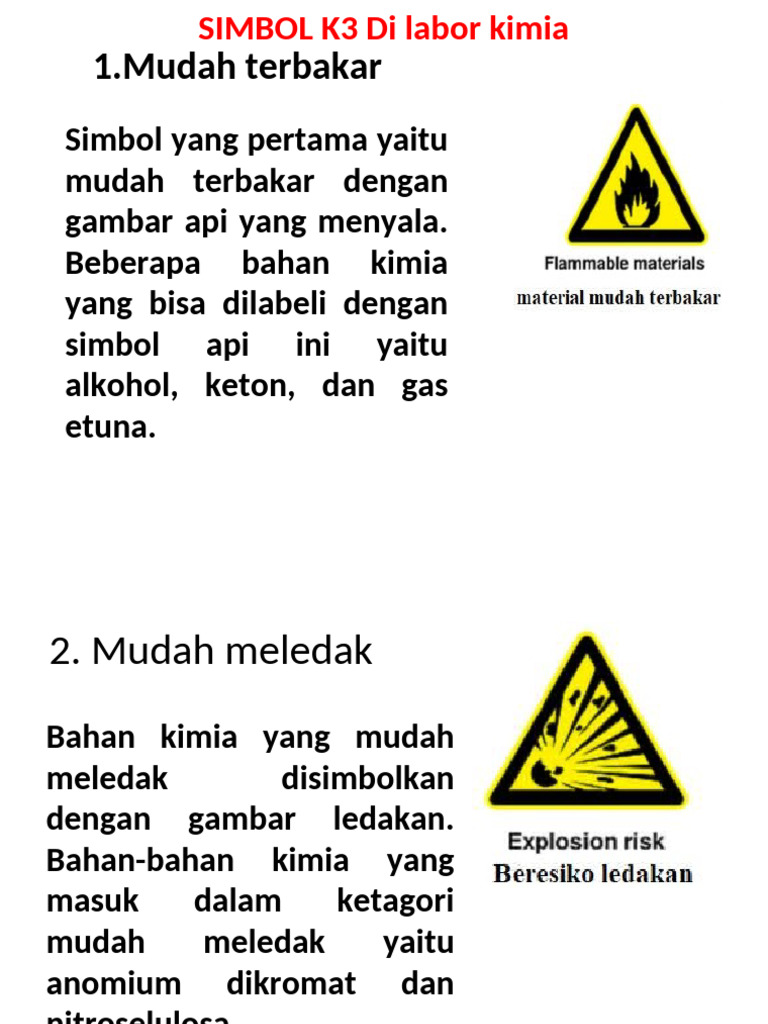 simbol K3 LAB KIMIA | PDF
