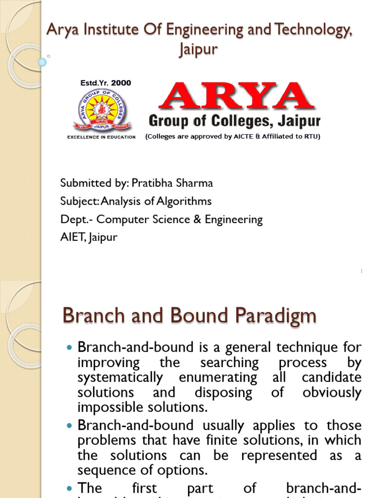 5cs4 Aoa Unit 4 Ppt Zammers Pdf Computational Complexity Theory Theoretical Computer