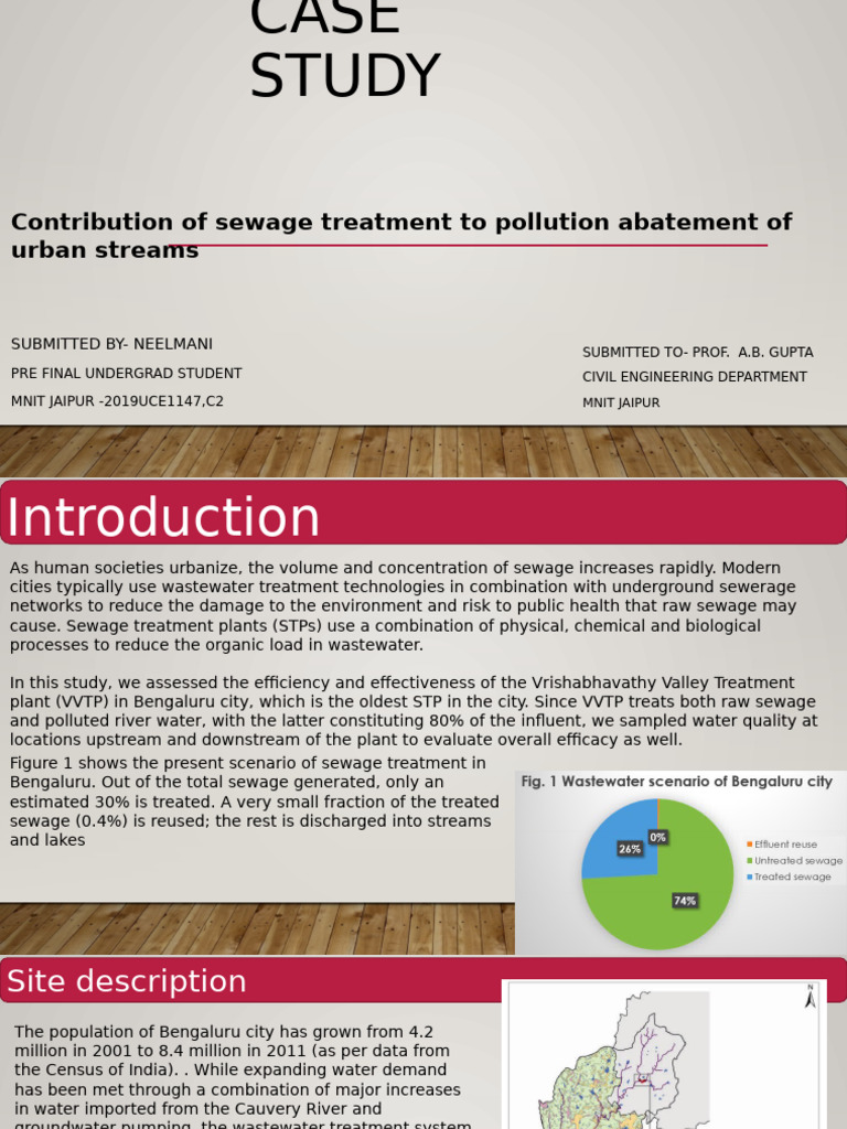 Neelmani-2019uce1147 PPT - Neelmani | PDF | Sewage Treatment | Sewage