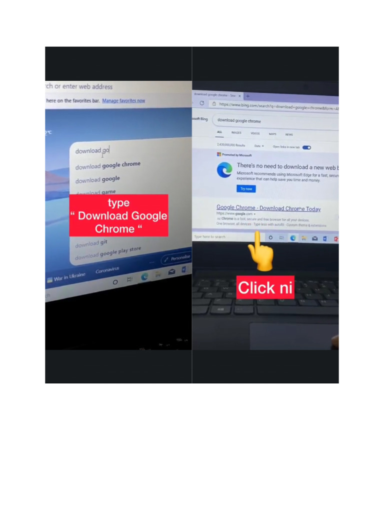 Instal Chrome | PDF