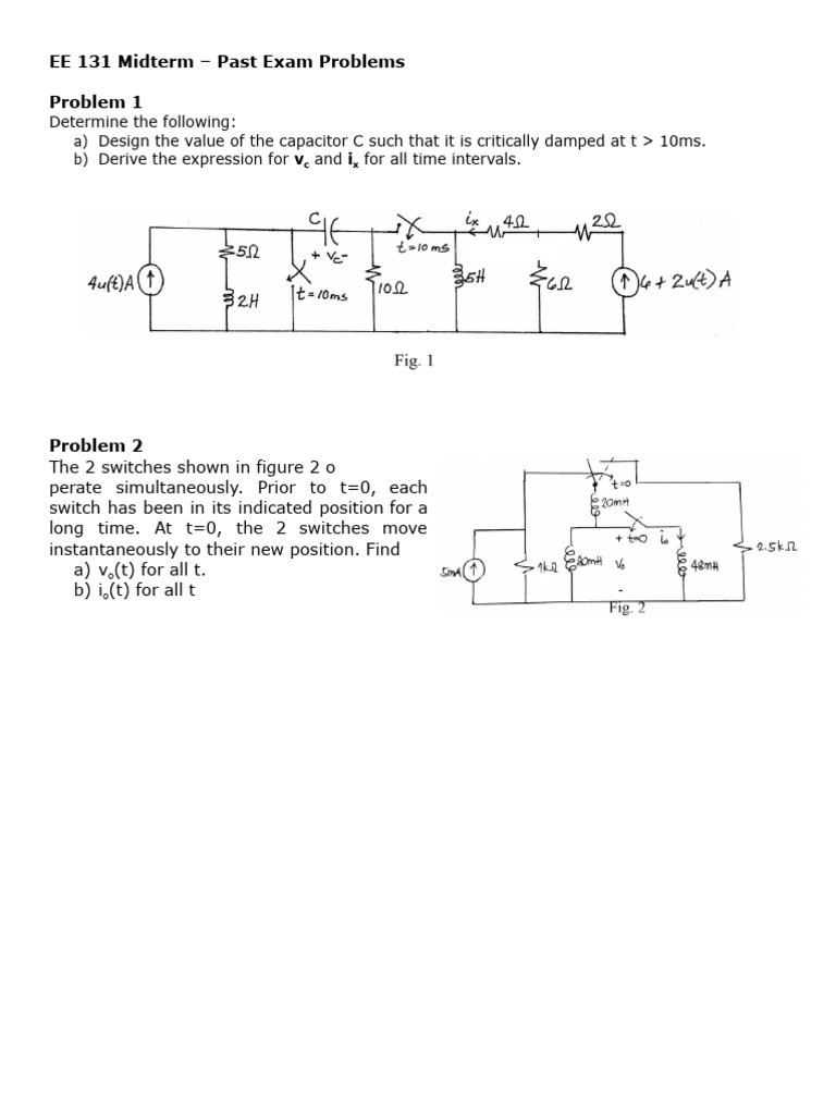 EE131 Midterms | PDF