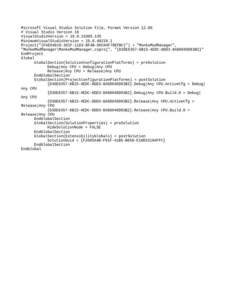 MonkeModManager SLN | PDF