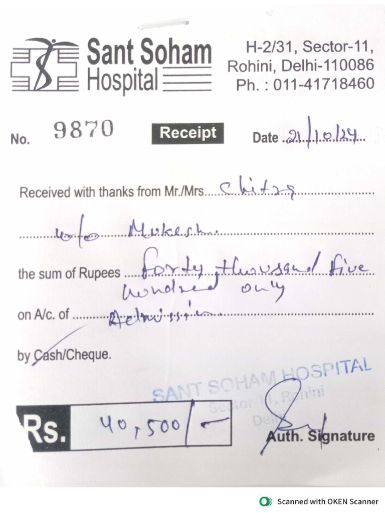 Chitra Detail Bill | PDF