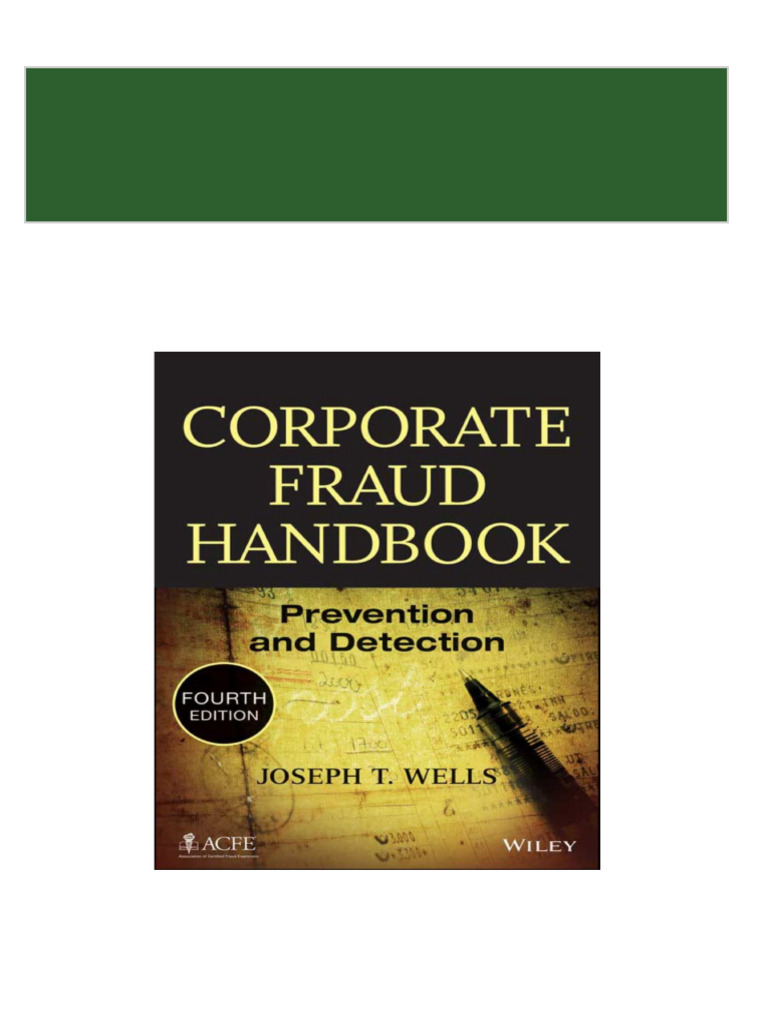 Corporate Fraud Handbook Prevention and Detection download pdf | PDF | English Language