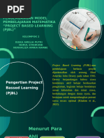 Sintaks Pembelajaran Project Based Learning | PDF