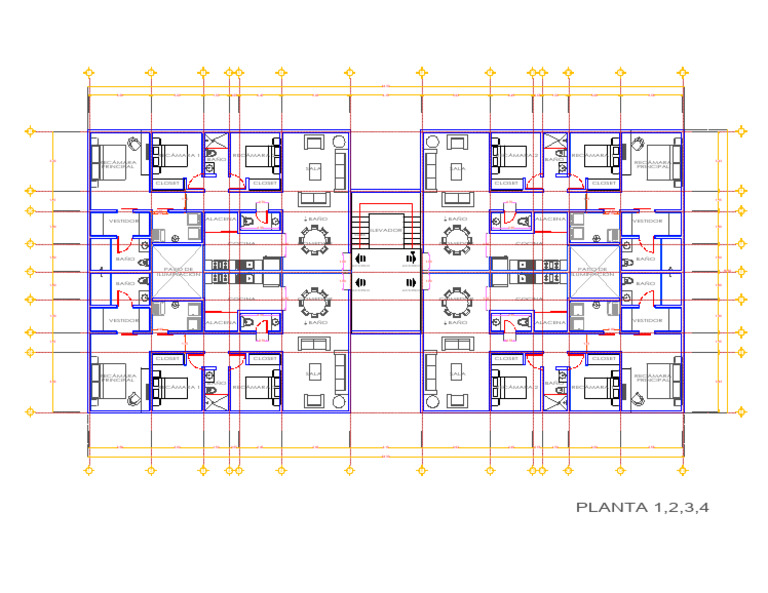 Planta de Edificio de Departamentos | PDF