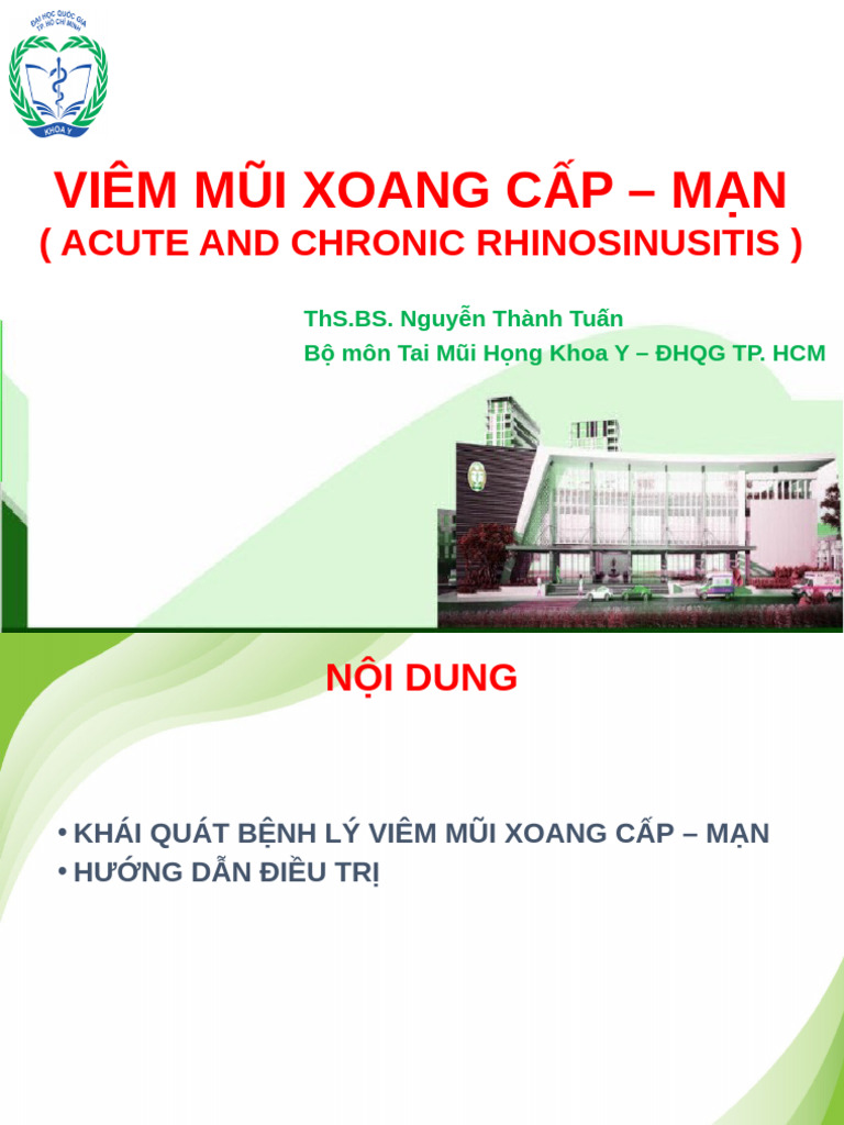Viem Mui Xoang - Y5 Module Tai Mui Hong Bs Tuan | PDF