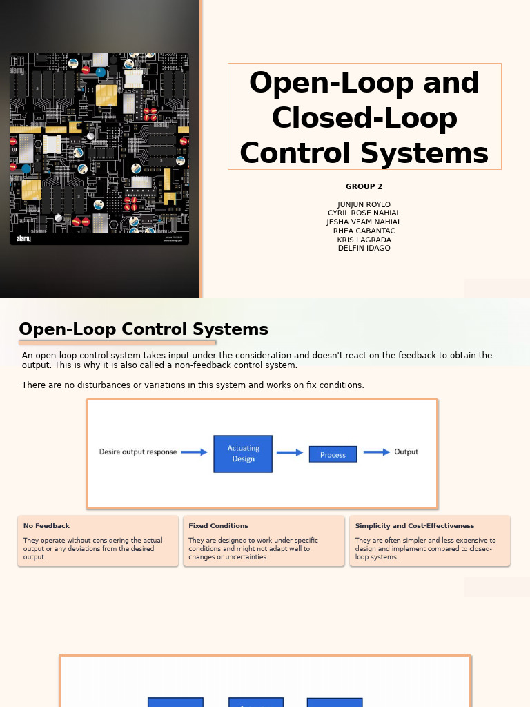 New Open Loop and Closed Loop Control Systems | PDF | Feedback ...