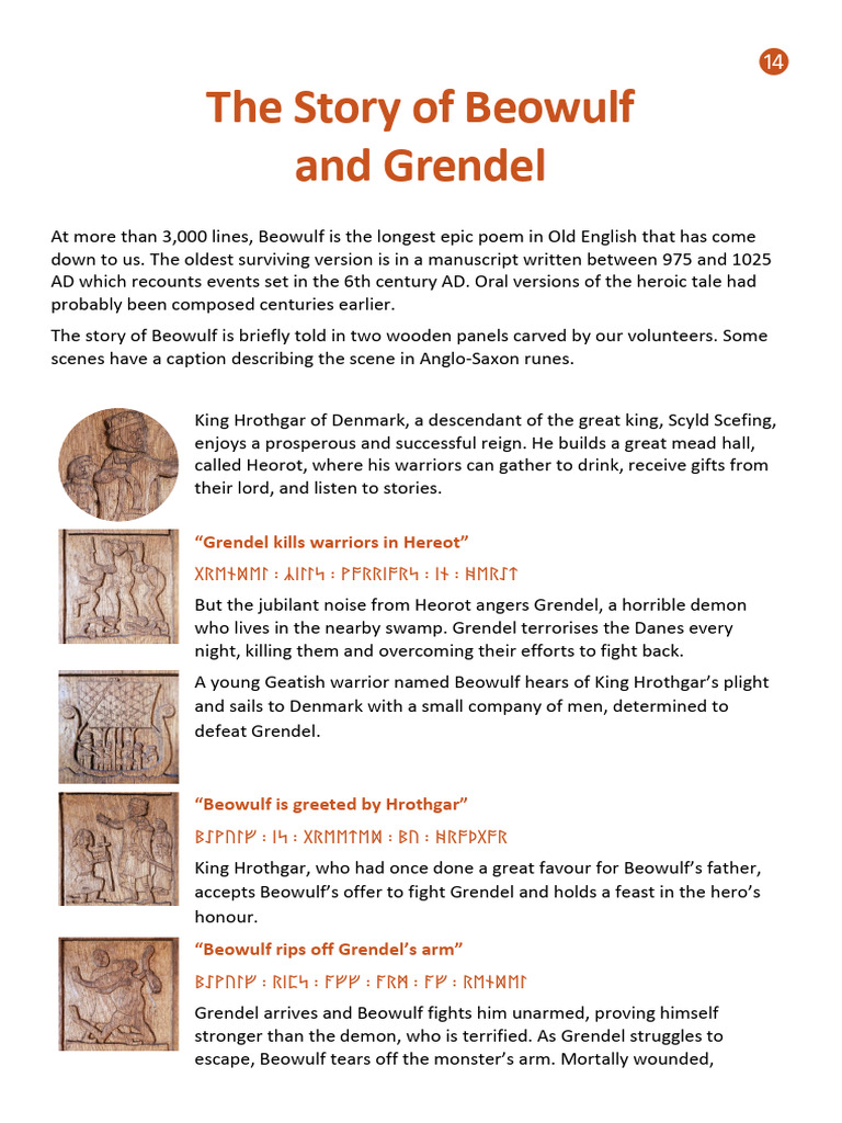 The Story of Beowulf and Grendal | PDF | Beowulf | Medieval Legends