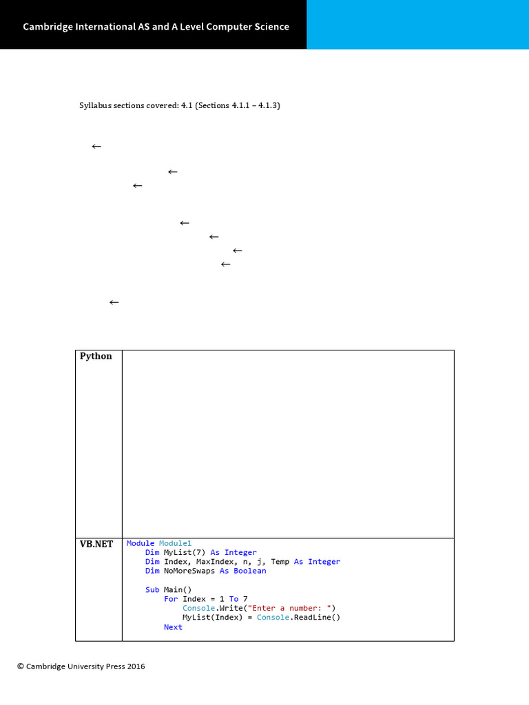 Cs programmming | PDF | Pointer (Computer Programming) | Algorithms And ...