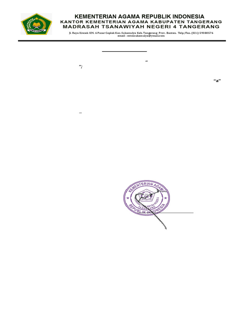 Surat Tugas Jogja | PDF