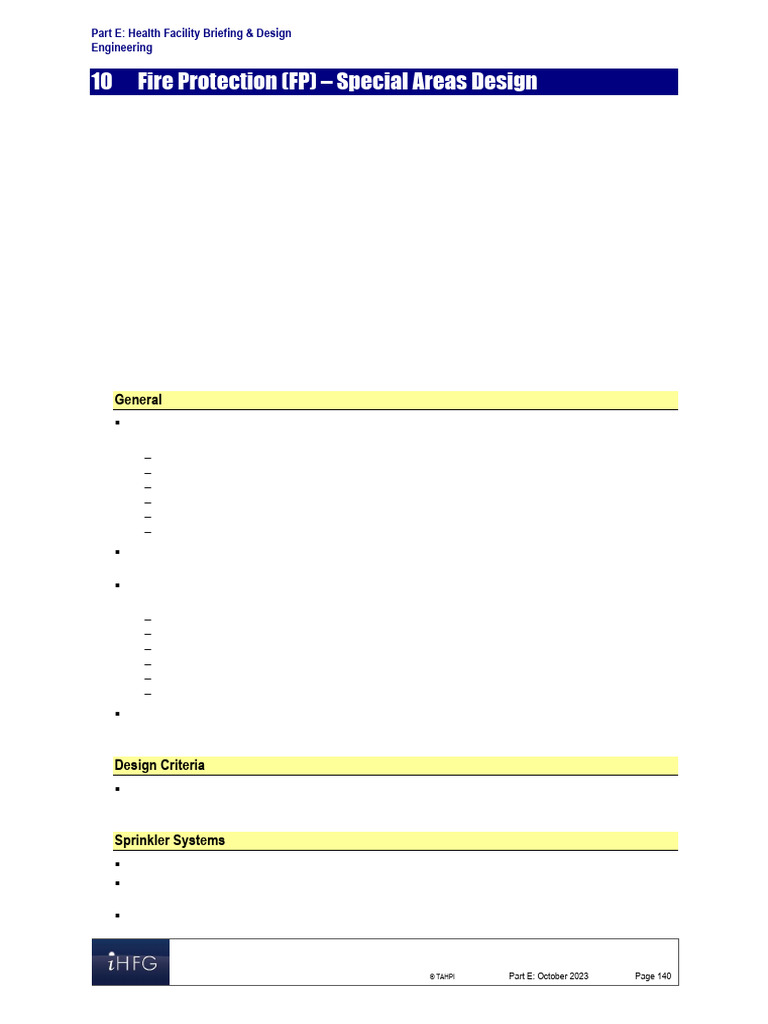 Fire_Protection_FP_Special_Areas_Design | PDF | Fire Sprinkler System ...