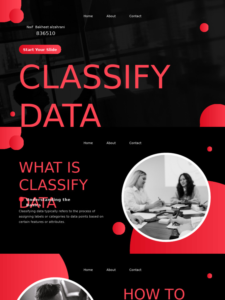 Black Red Modern Bold Data Analysis Presentation | PDF