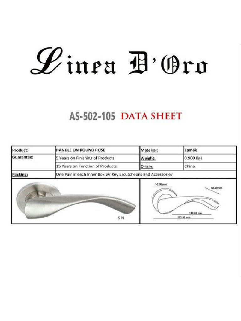 DAT SHEET 105 - SN | PDF