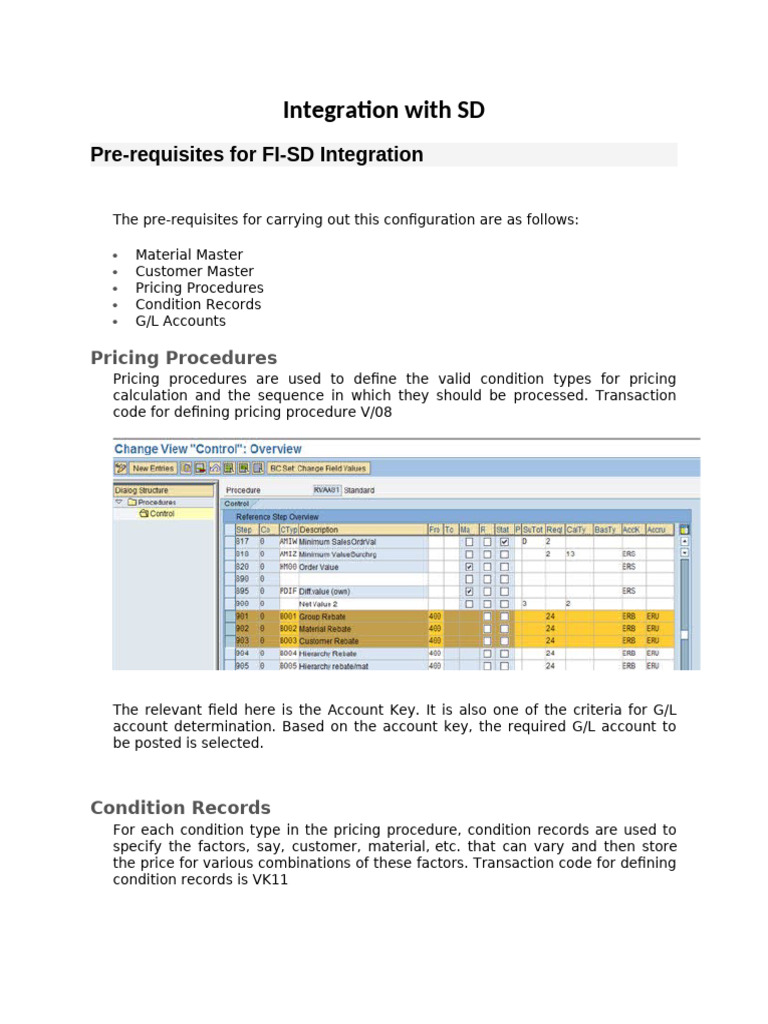 FI Session 05-2 - FI Integration With SD | PDF | Debits And Credits ...