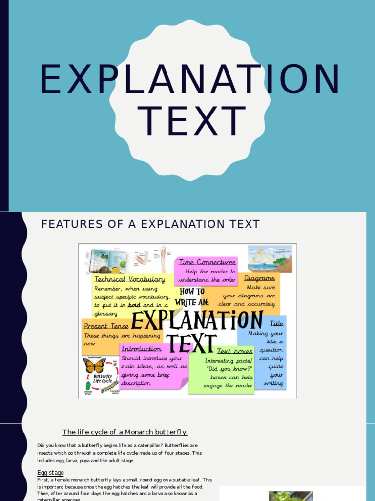 English-Week-3-Explanation-text-PowerPoint | PDF | Pupa | Butterfly