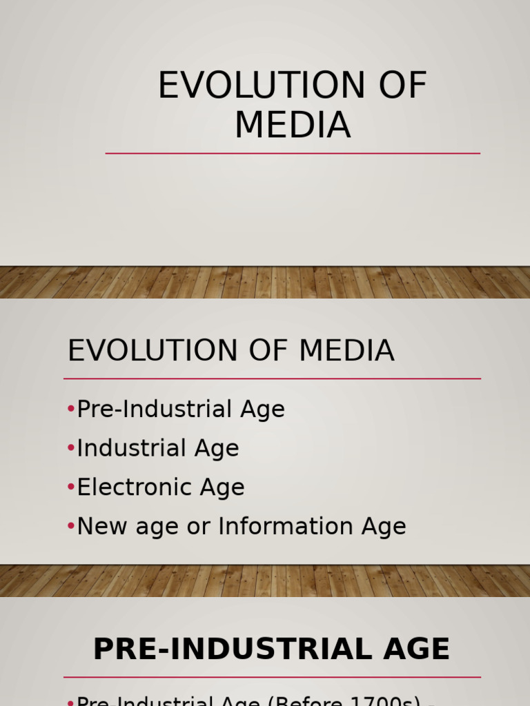 EVOLUTION-OF-MEDIA | PDF | Codex | Hewlett Packard