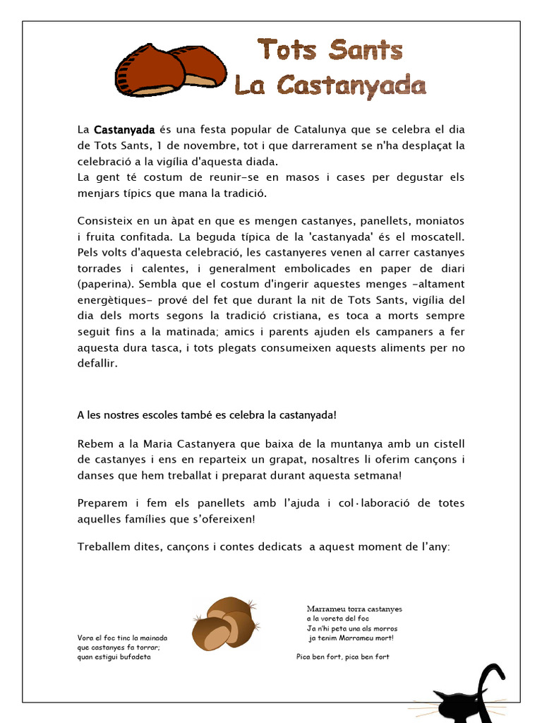 La Castanyada. | PDF