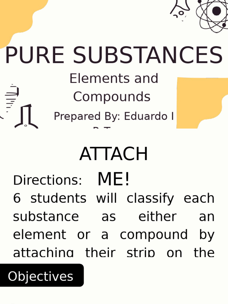 Pure Substances_Elements & Compounds | PDF