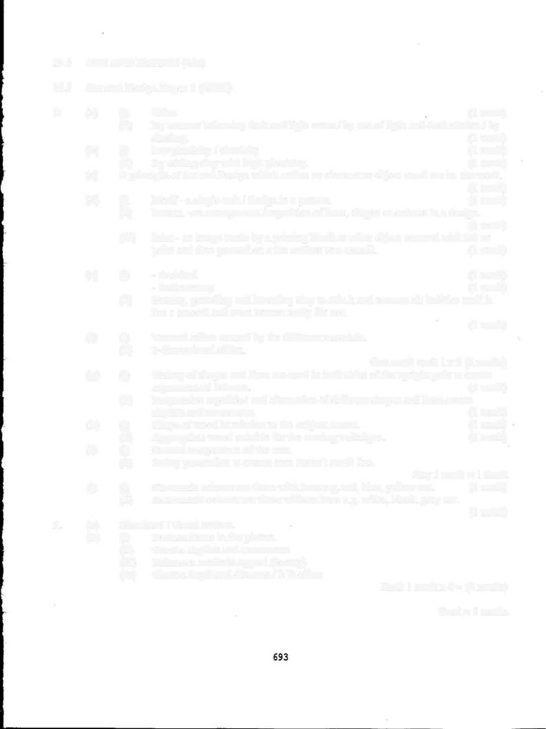 2011 Kcse Art Design Marking Scheme p1 | PDF | Poster