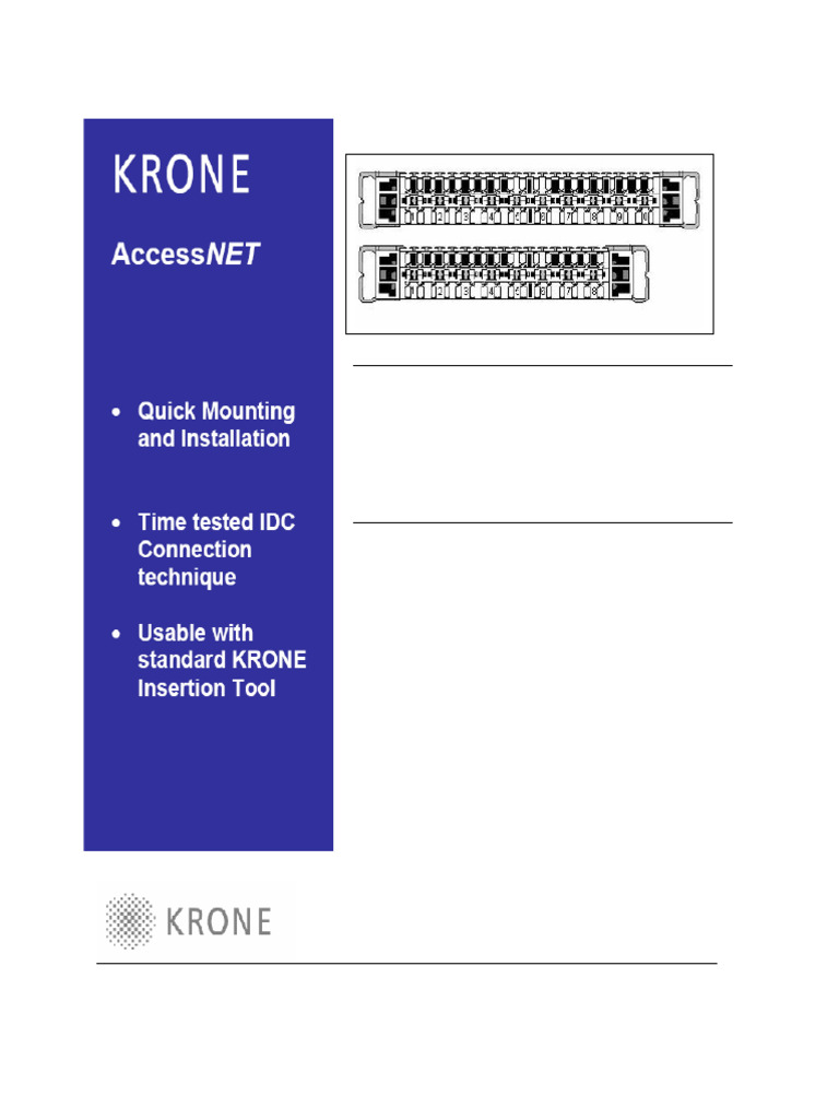 IDC Disconnection Module | PDF | Electrical Resistance And Conductance ...