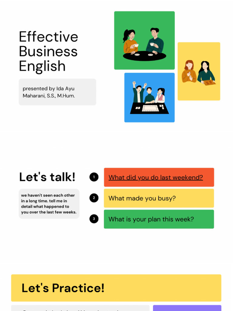 Effective Business English | PDF