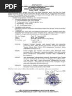 Susunan Acara Musdes Rkpdes | PDF