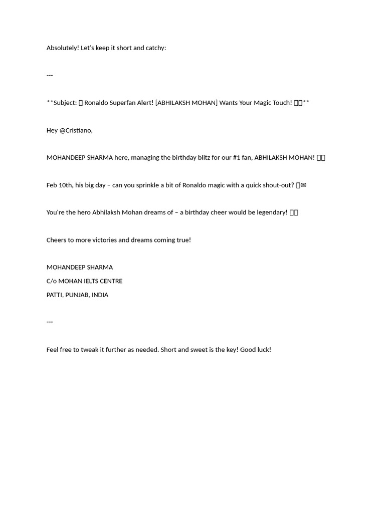 CR 7 Request | PDF