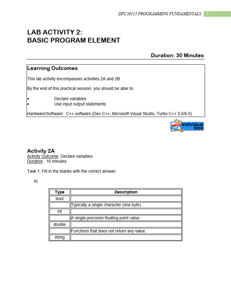 Lab Activity 2 | PDF