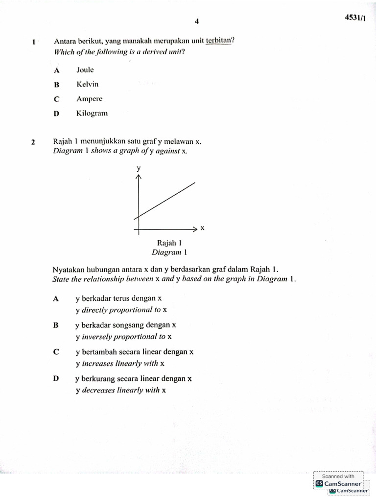 4531-1 Obj Fizik Selangor Set II | PDF
