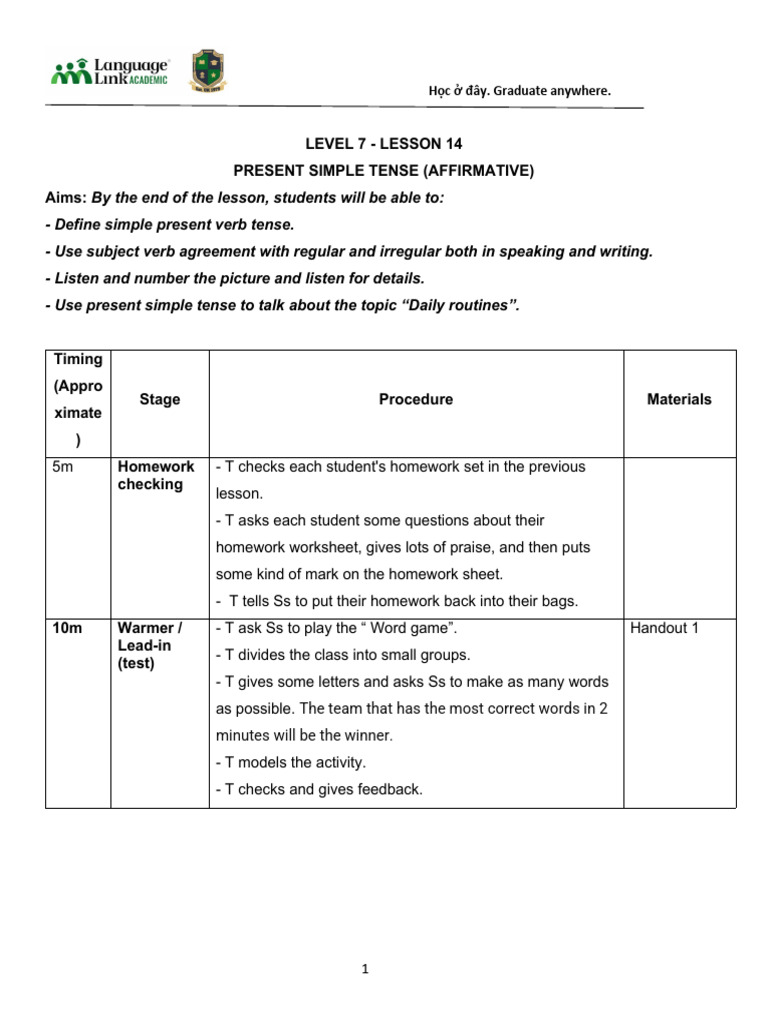 LEVEL 7 | PDF | Linguistics | Grammar
