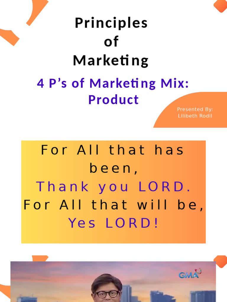 Principles of MKTG Q4 WK 1 | PDF | Goods | Marketing