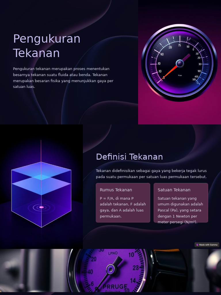 Panduan Pengukuran Tekanan | PDF