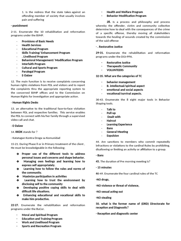 Ca3 Long Quiz Answer Key | PDF | Crimes | Crime & Violence