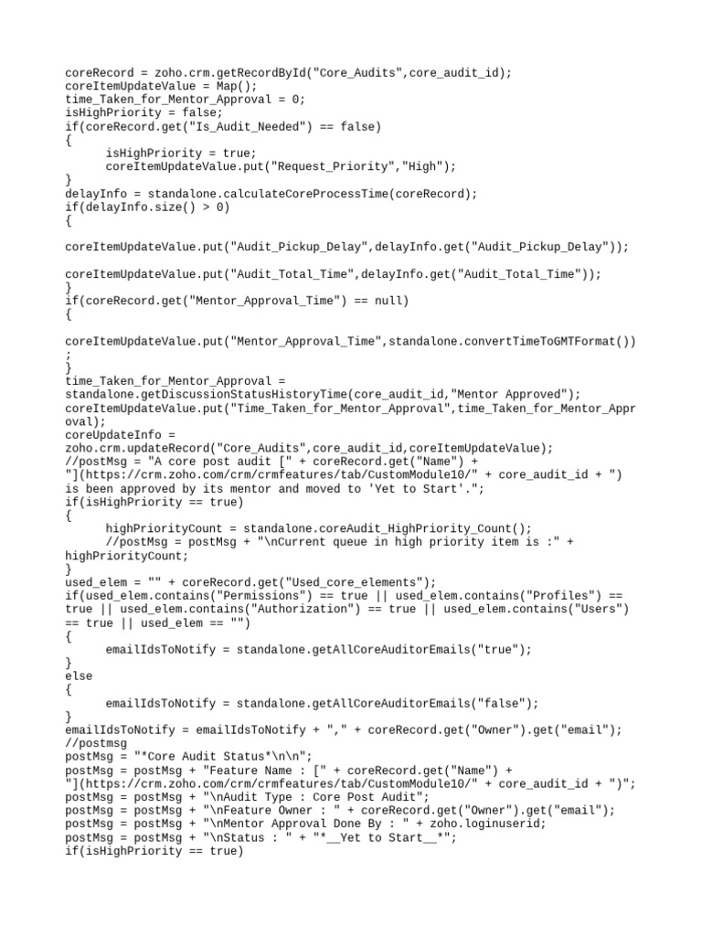 Notify Post Core Audit Owners | PDF | Computing | Software