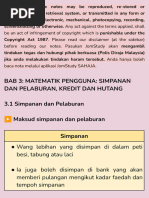 MATEMATIK TINGKATAN 3 (BAB 3 MATEMATIK PENGGUNA) - Quizizz | PDF