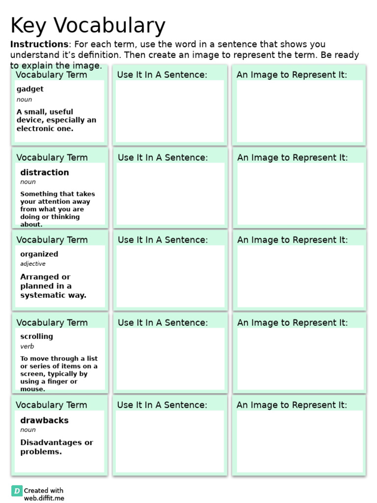 My Favorite Gadget To Use | PDF | Noun | Cognition