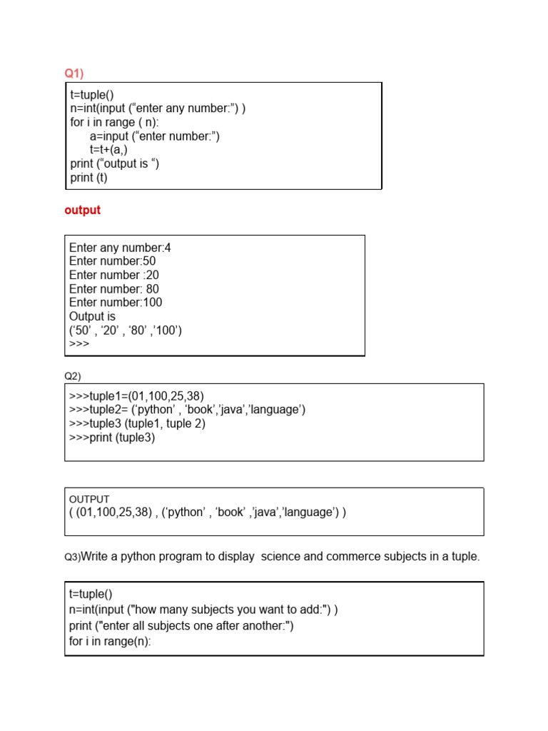 answer_of tuple_test | PDF | Software Engineering | Computer Engineering