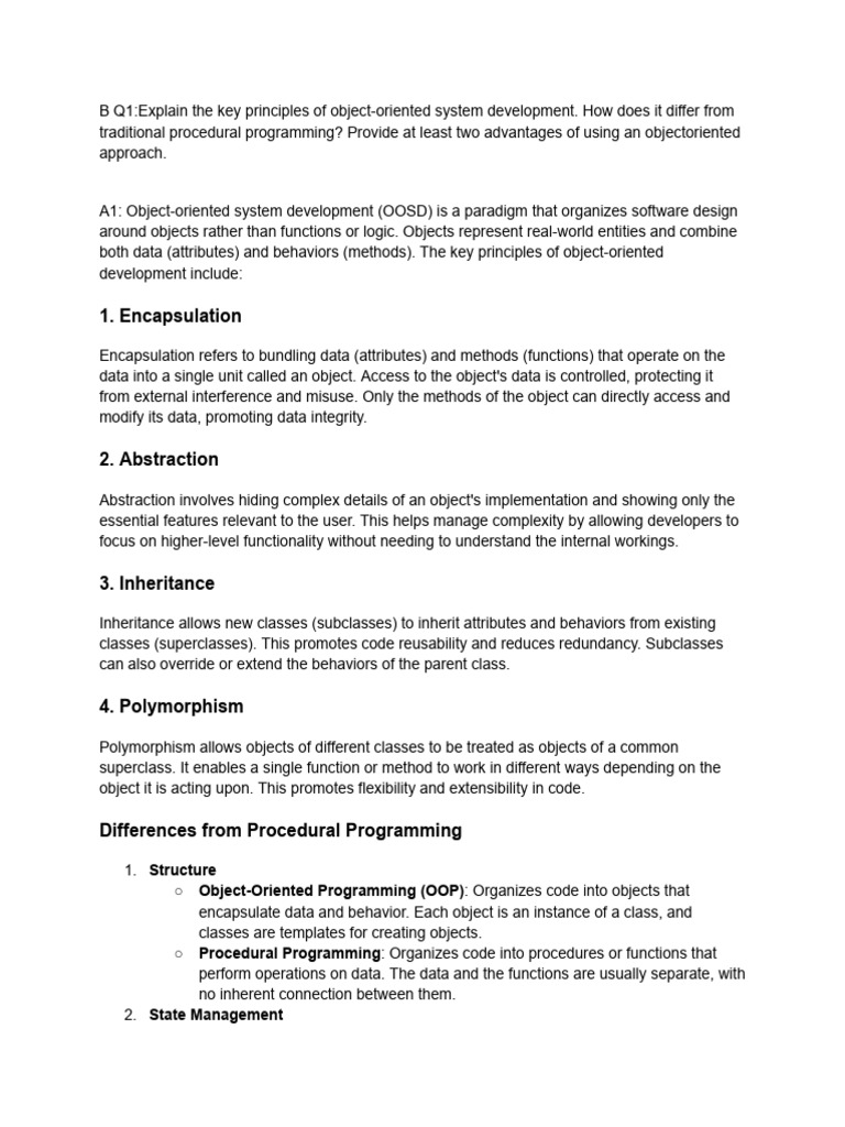 OOSE | PDF | Inheritance (Object Oriented Programming) | Class (Computer Programming)