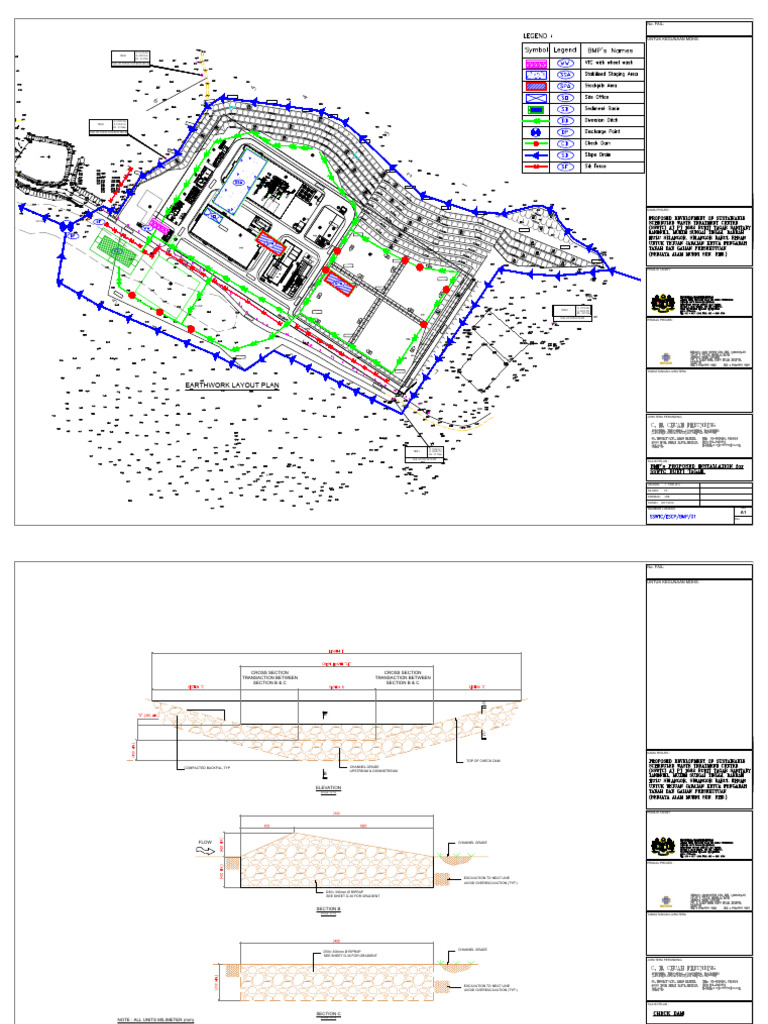 Earthwork Layout Plan for MDHS 0010 | PDF