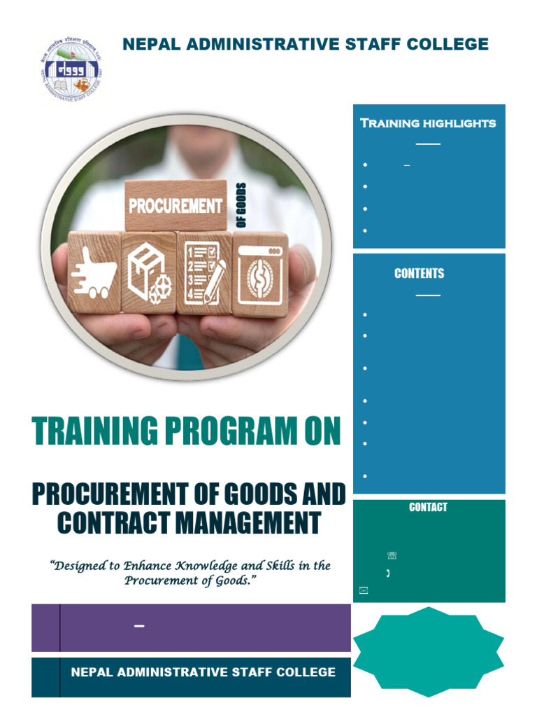 Program Flyer - Procurement of Goods | PDF