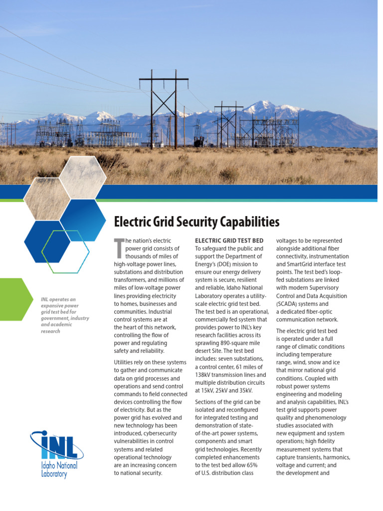 Electric Grid Security | PDF | Electrical Substation | Electrical Grid