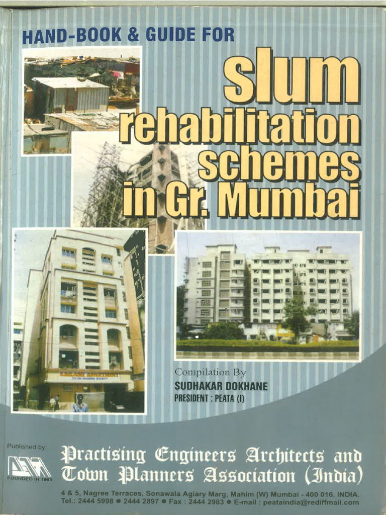 Handbook On Slum Rehabilitation Schemes | PDF