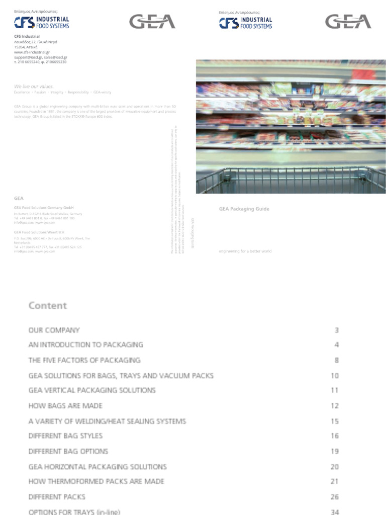 GEA Food Packaging Guide | PDF | Packaging And Labeling | Plastic