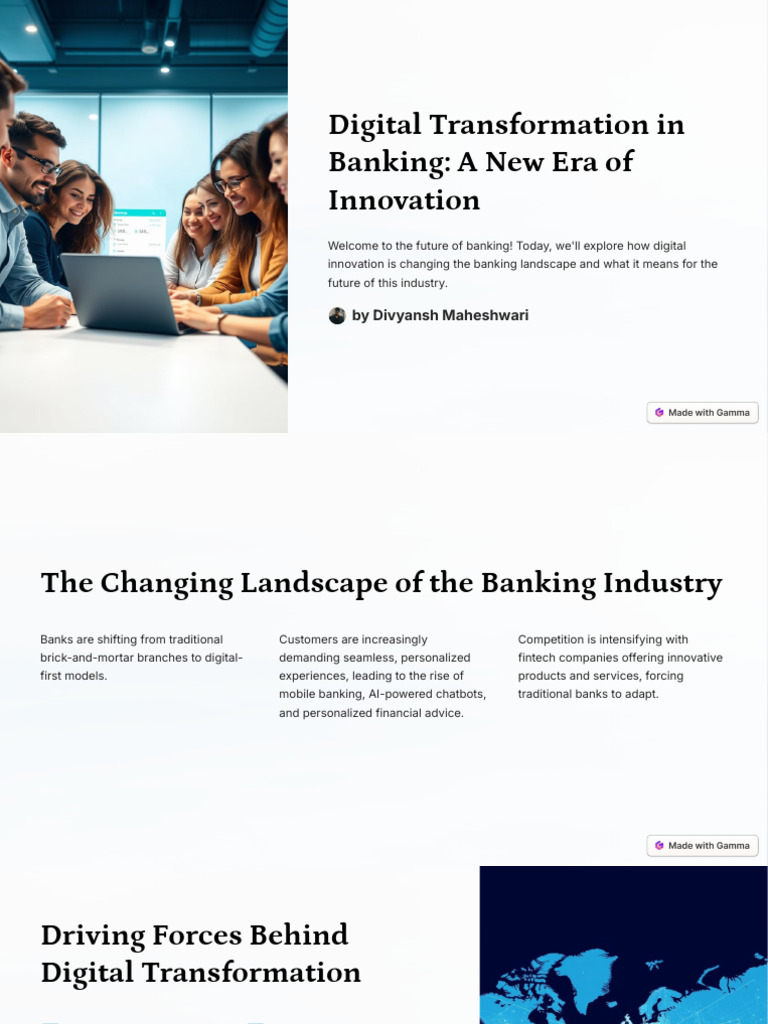 Digital Transformation in Banking Today | PDF | Artificial Intelligence ...