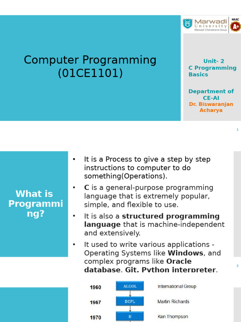 EContent 11 2024 10 13 12 41 33 Unit2CPROGRAMMINGBASICSpptx 2024 09 12 ...