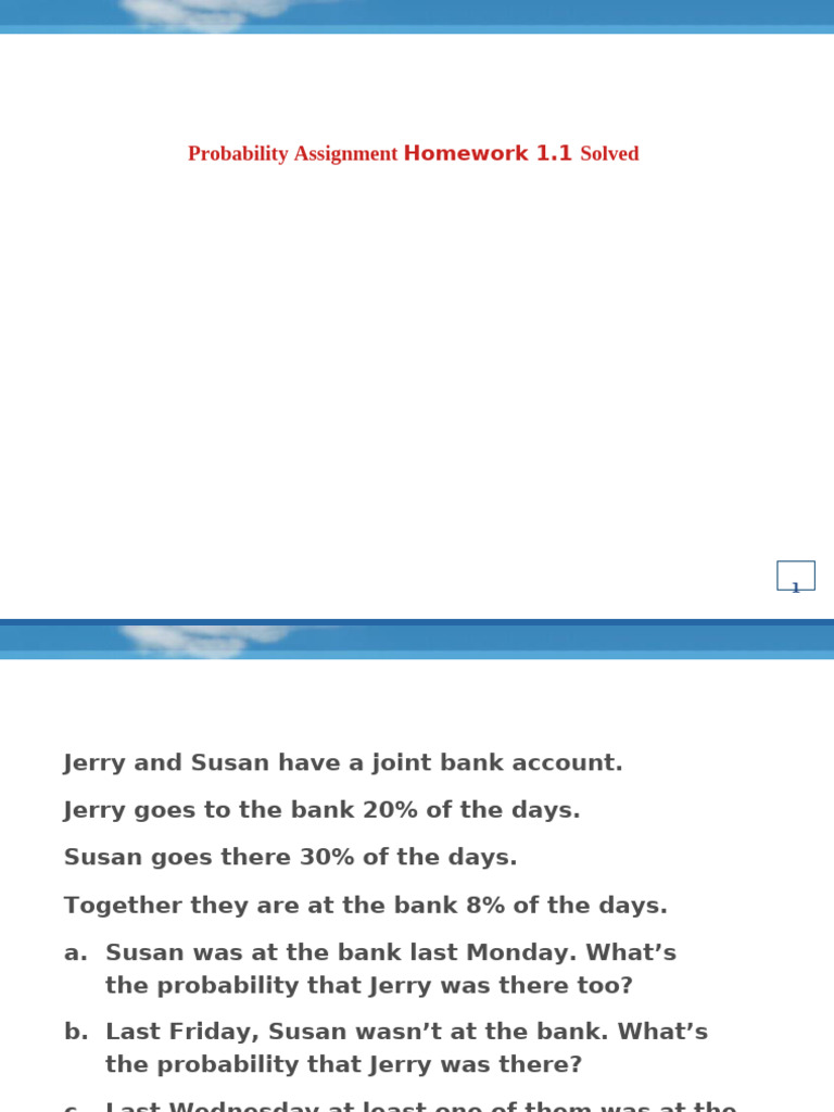 293 HW01_Probability | PDF