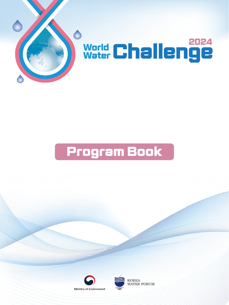 WWCH2024_programbook | PDF | Water Resources | Water