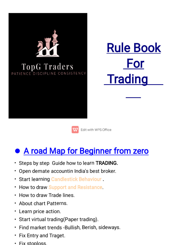 RuleBook | PDF | Technical Analysis | Business